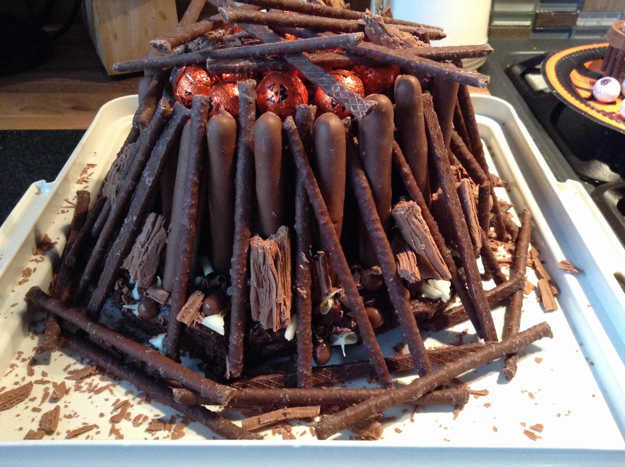 Bonfire Night Cake.